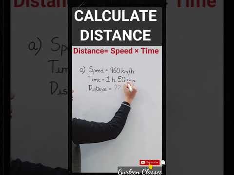 Calculate Distance (Part 1) | #distance #mathstricks #youtubeshorts #gurleenclasses