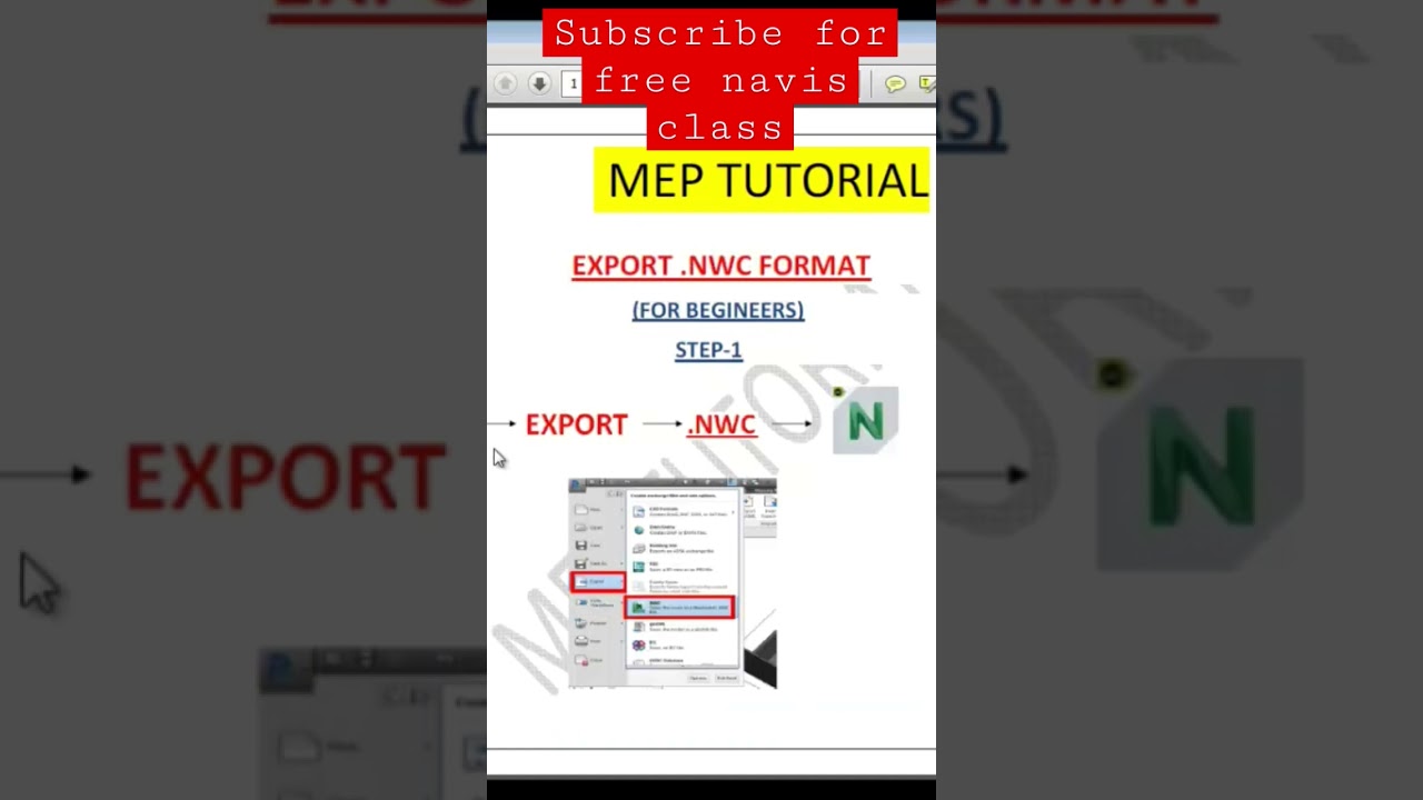 Naviswork free tutorial #naviswork #freetutorial #revit