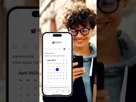 Our Web Booking Form makes scheduling jobs easy