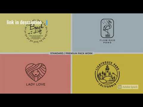 I will design 2 modern minimalist logo free vector files