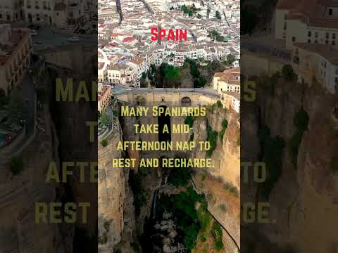 Fascinating Country Facts Spain I Siesta tradition