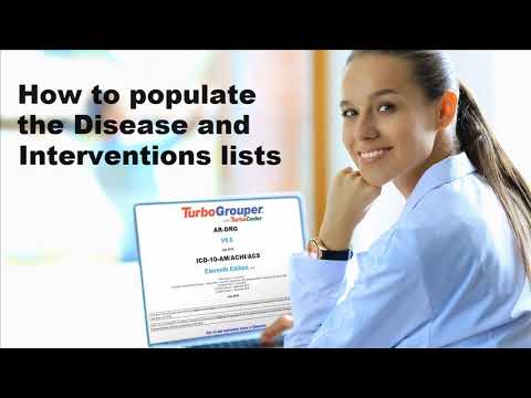TurboGrouper: How to Populate Diagnosis & Intervention Code Lists (ICD-10-AM/ACHI/ACS & AR-DRG)