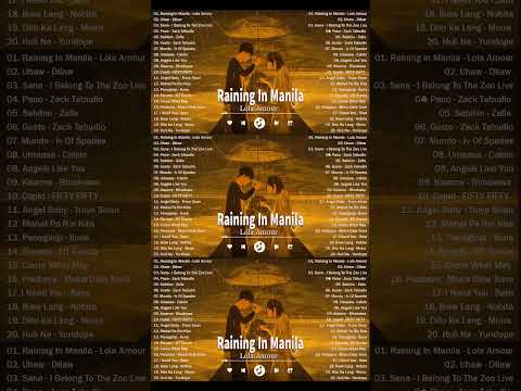 Raining in Manila ~ Filipino OPM Acoustic Love Songs 2023 Playlist ~ New Tagalog Acoustic Songs Ever