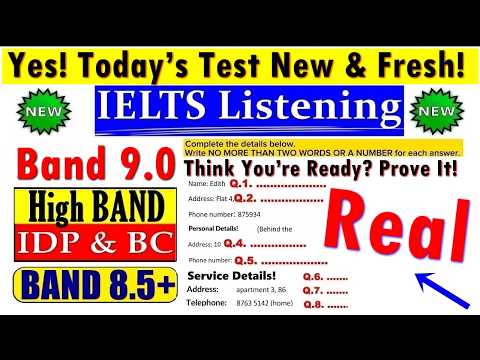 IELTS LISTENING PRACTICE TEST 2025 WITH ANSWERS | 15.05.2025