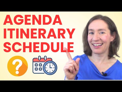 Agenda vs Itinerary vs Schedule: The Key Differences Explained