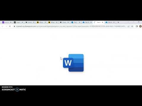 How to download and use a word document