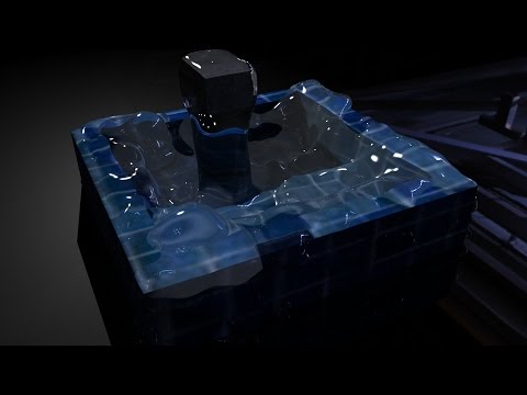 How to create flowing water in Maya 2015 using Bifrost | Free 3D and ...