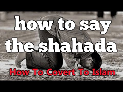 how to say the shahada in arabic -how to pronounce al shahada in arabic