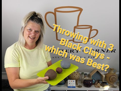 Throwing with 3 Black Clays- which was Best? Join me for my Week in the Pottery Studio (PotteryVlog)