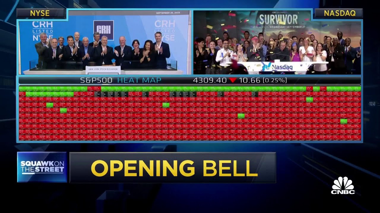 Opening Bell: September 25, 2023