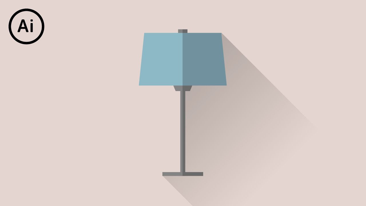 How to Make Flat Design Long Shadows | Illustrator Tutorial