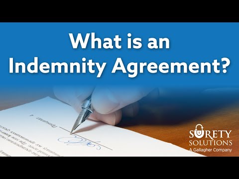 What is an Indemnity Agreement?