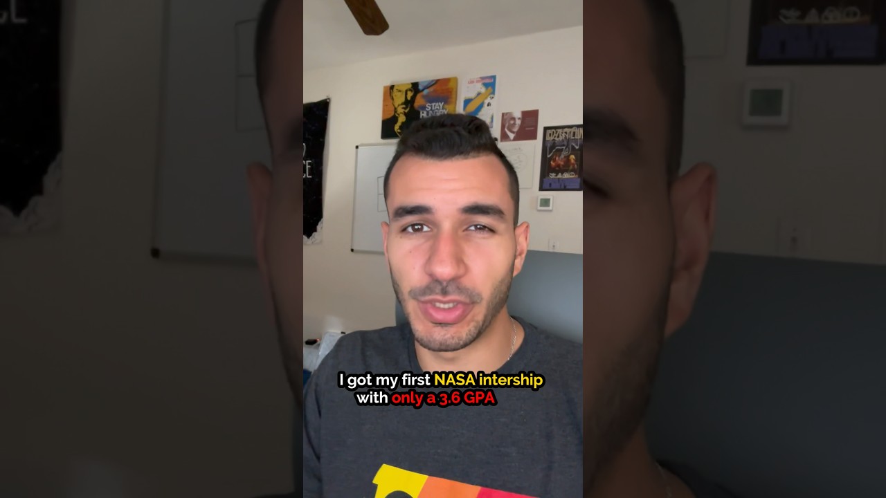 I got a NASA internship with a 3.6 GPA. Here’s how