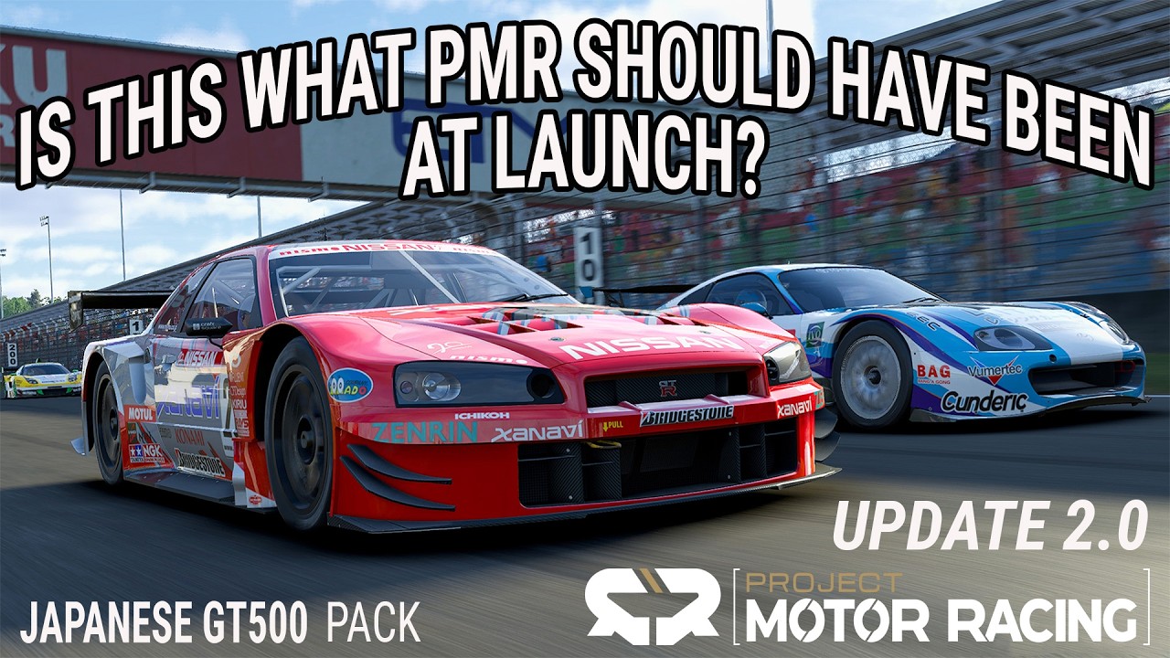 PROJECT MOTOR RACING!! UPDATE 2.0 & JAPANESE GT500 PACK?! IS IT PLAYABLE?