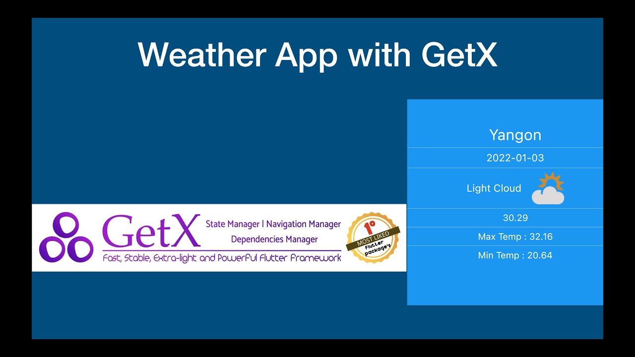 @Intro GetX Weather App