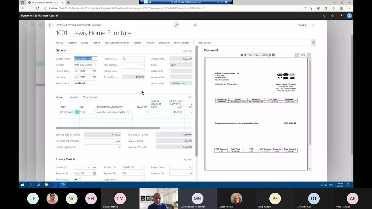Dynamics 365 Business Central & Continia Document Capture - 09.03.2022 Webinar