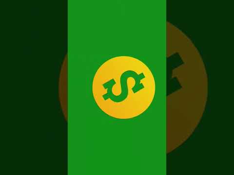 Spinning of Dollar Symbol
