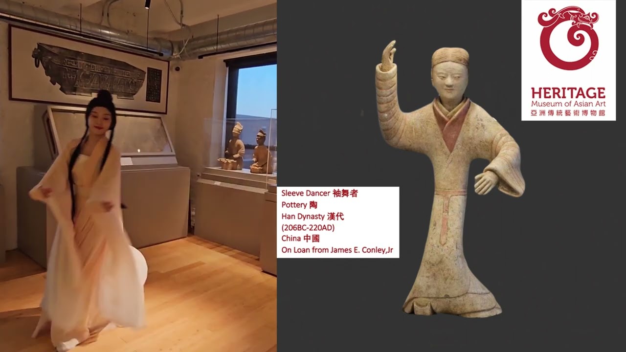The “Sleeve Dance” is a traditional dance originating from China’s Han Dynasty (206 BC-220 AD)