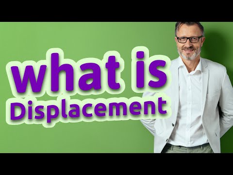 Displacement | Definition of displacement