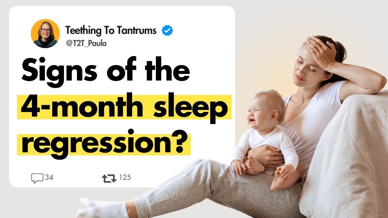 3 Signs Your Baby Is Going Through The 4 Month Sleep Regression (and what to do about it!)