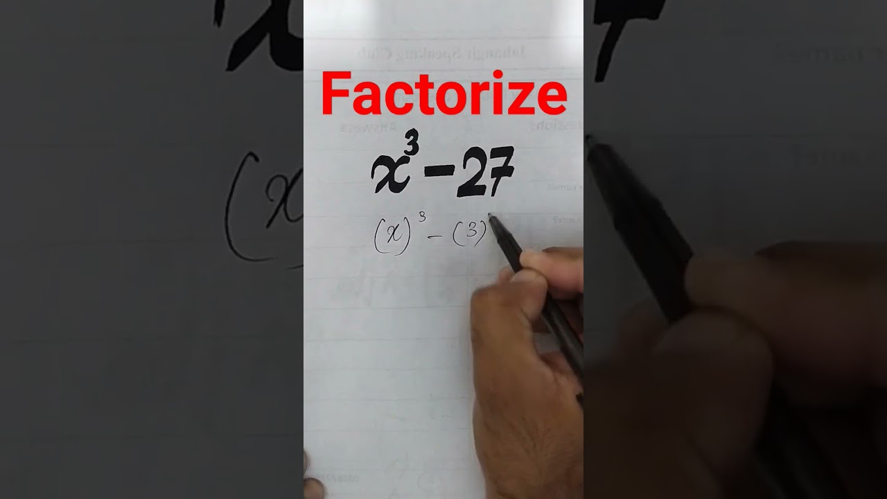 Factorize #viral #trending  #viralvideo #shorts #maths #viralshort #shortsfeed #factorization #math