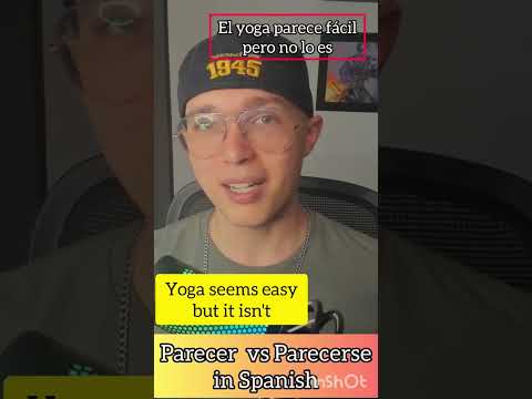 Parecer Vs Parecerse in Spanish! #shorts #learnspanish #spanish