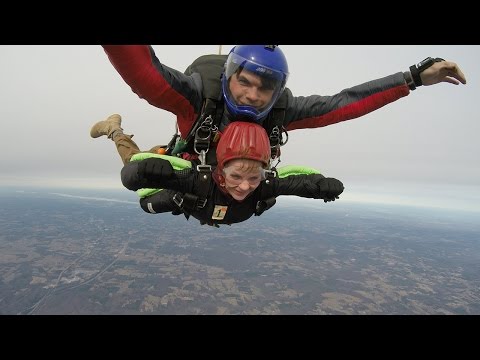 Kim Spalding's Skydiving Adventure!