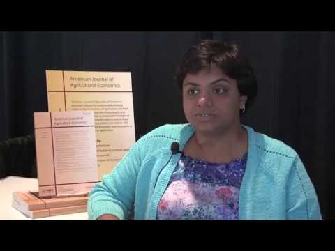 Sathya Gopalakrishnan on her recent article in the American Journal of Agricultural Economics