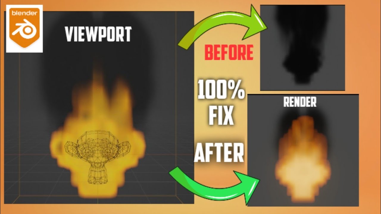 fire not showing in render