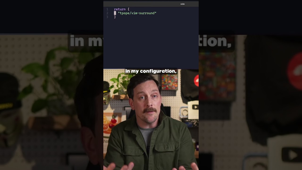 VIM plugins you NEED TO KNOW -- vim-surround