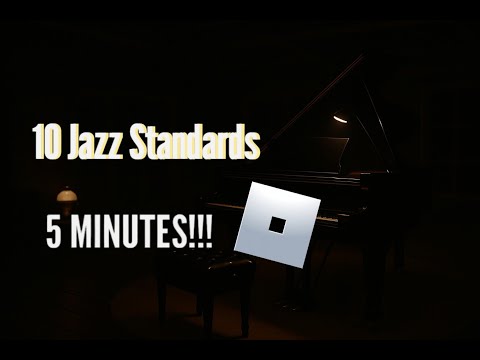 10 Jazz Standards in 5 Minutes (Roblox Piano Visualizations 2)