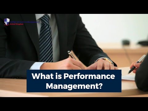What is performance management