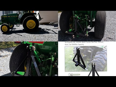 3 point 2" trailer Hitch Installation On A John Deere 870