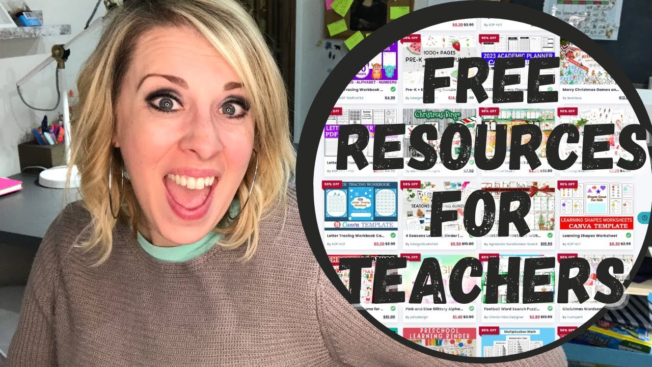 TONS of FREE Resources for TEACHERS || Free Downloads for Your Students || Creative Fabrica