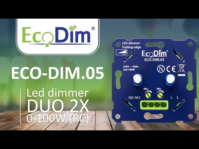 DUO LED Dimmer 2x 0-100 Watt 220-240
