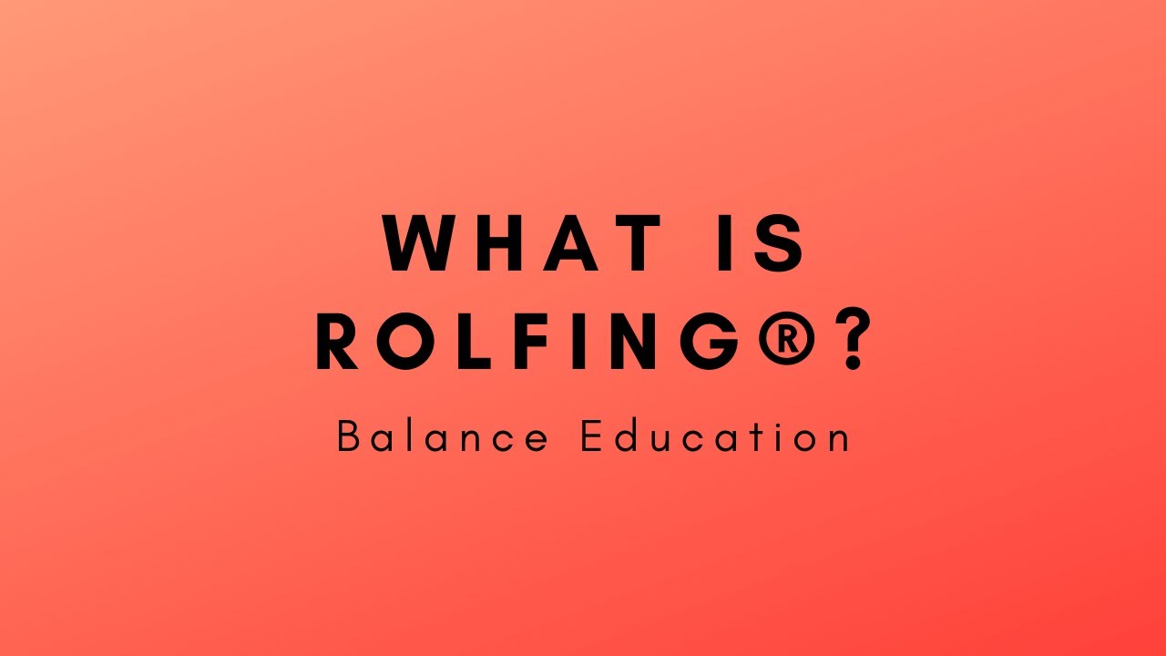 What is Rolfing®?  Lu Mueller-Kaul's explanation of Structural Integration and Gravity.