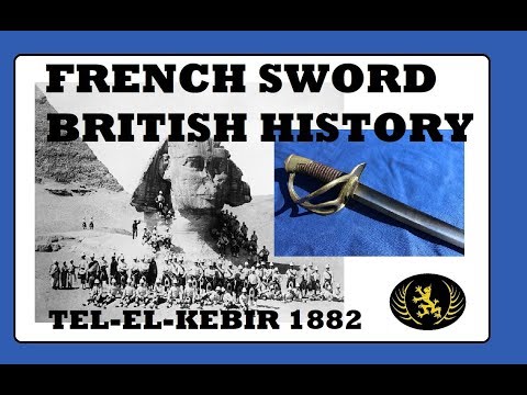 French Egyptian Sword with British History - Tel el Kebir 1882
