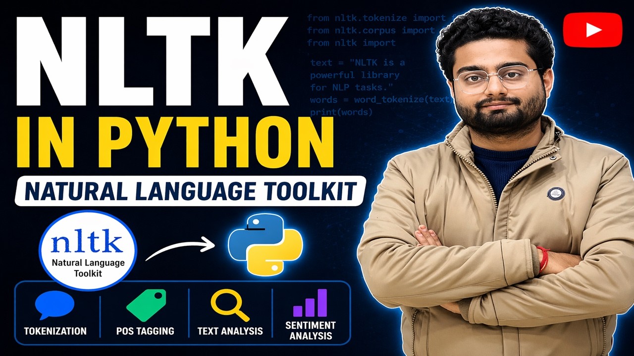 NLP Tutorial with Python & NLTK | How to Install NLTK in Python