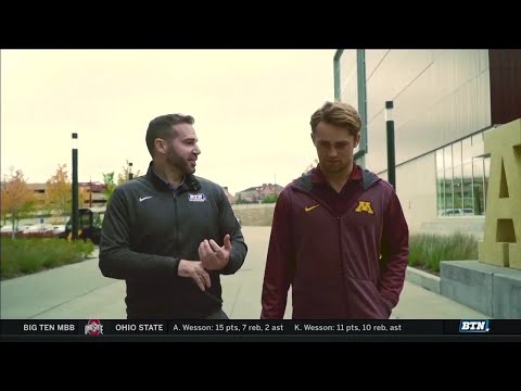 Minnesota Athletes Village Tour with Tyler Nanne | Minnesota Golden Gophers | B1G Hockey