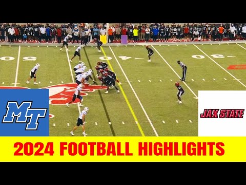 Middle Tennessee vs Jacksonville State Football Game Highlights | 2024 College Football Week 9