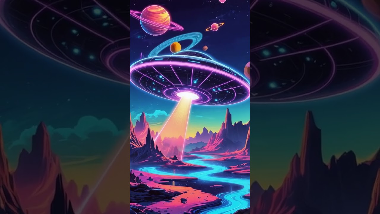 (video-WP)[HOT] UFO Alien Planet Landscape