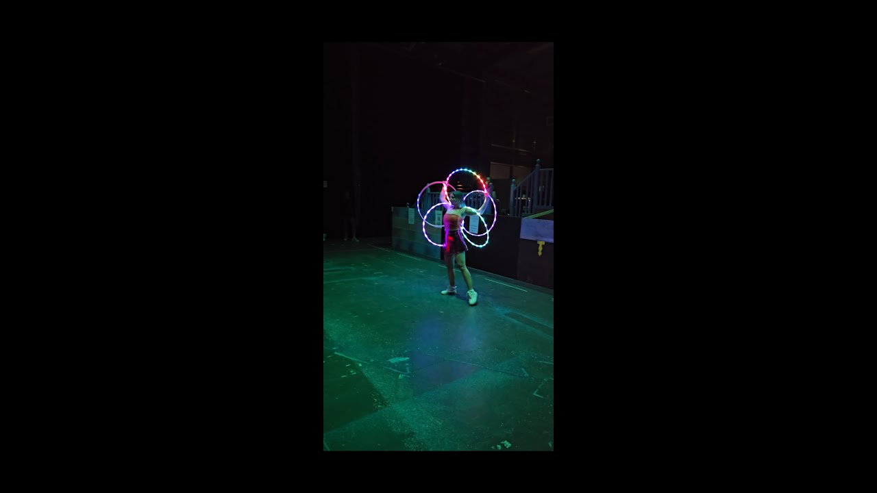 Olivia Flows Hula Hoop Performance for Amplify St. Albert show 8 0 October 20, 2023