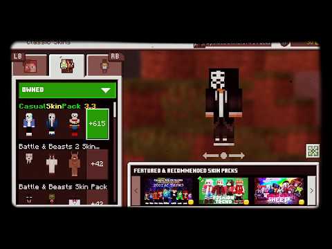 My favourite skins from the Casual Skin Pack on McPedl