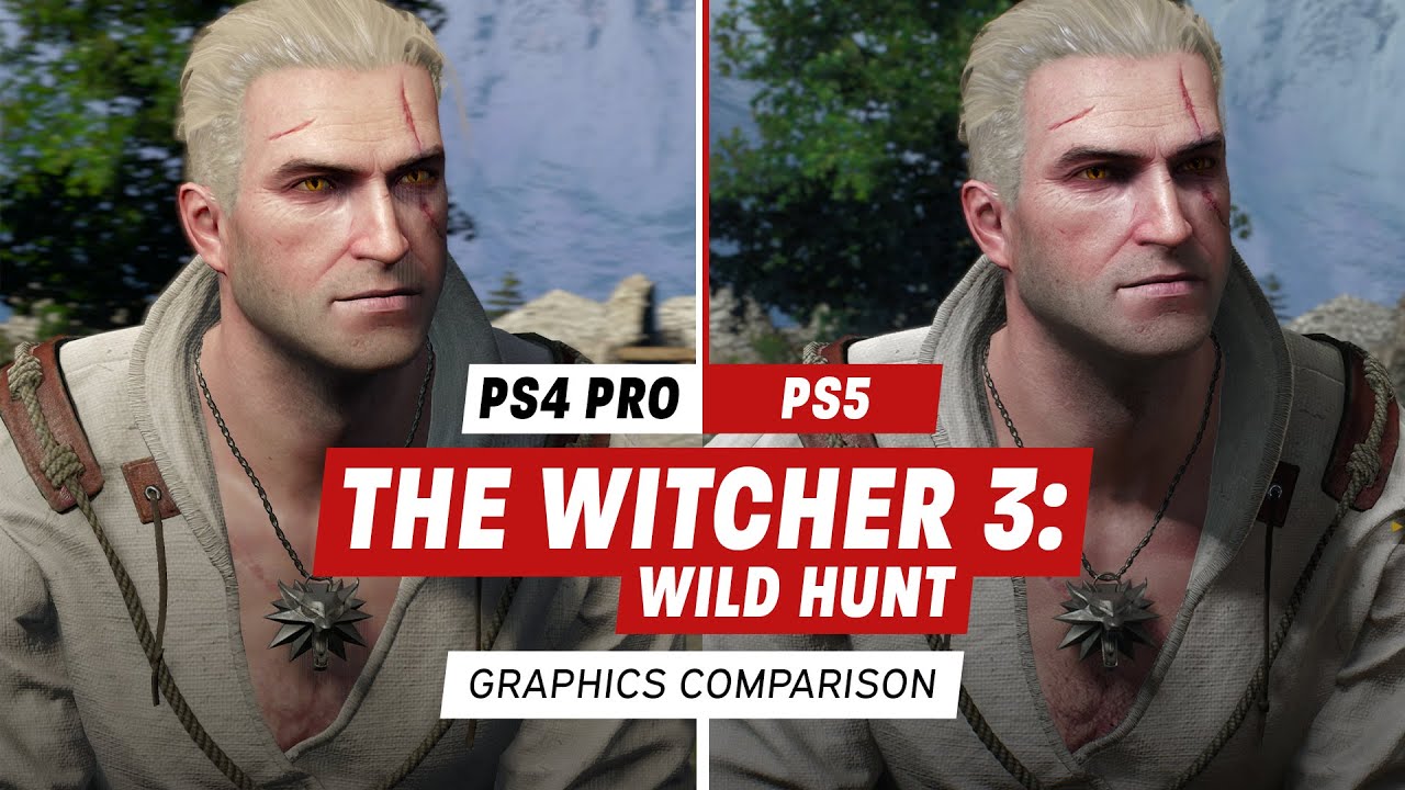 The Witcher 3 Complete Edition Graphics Comparison: PS4 Pro vs. PS5