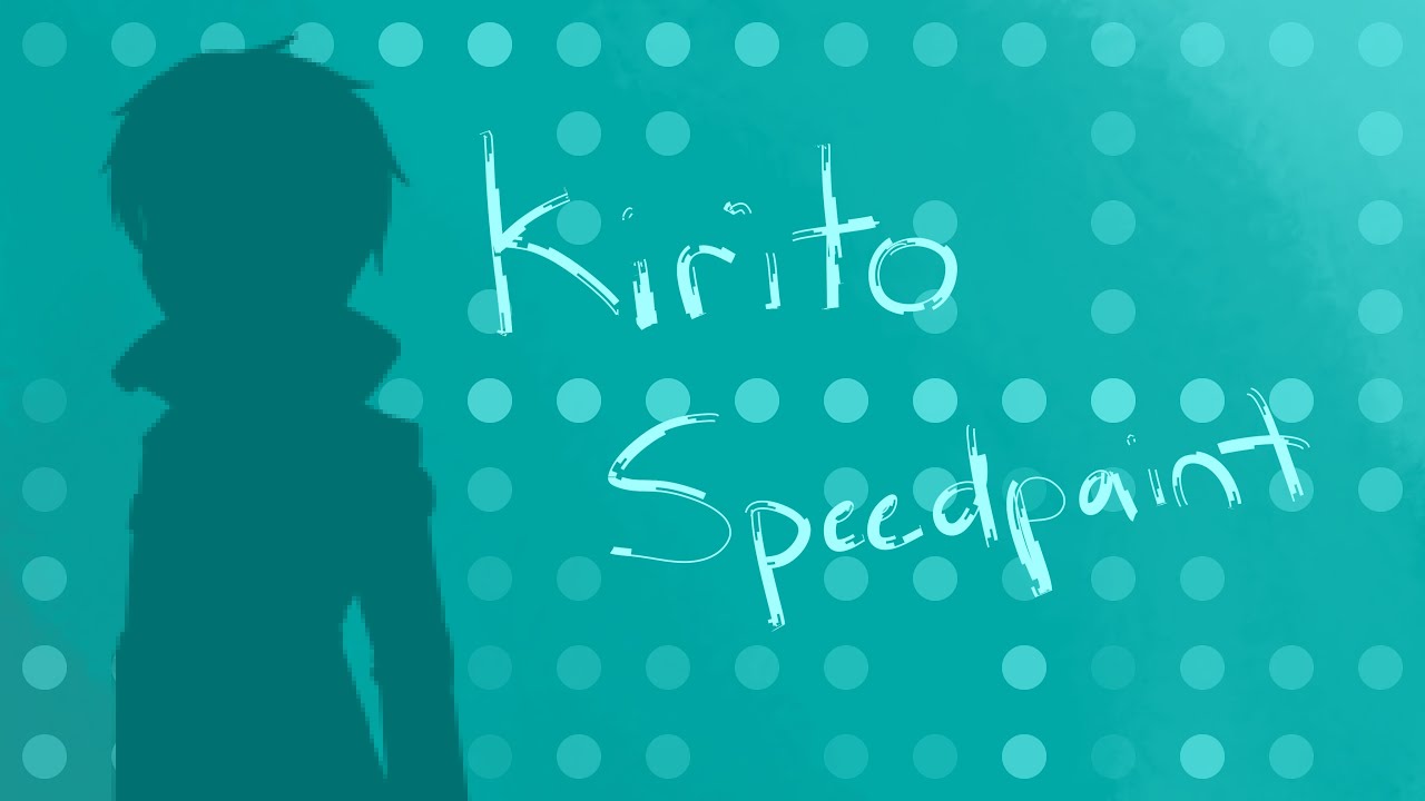 Kirito | Sword Art Online Speedpaint
