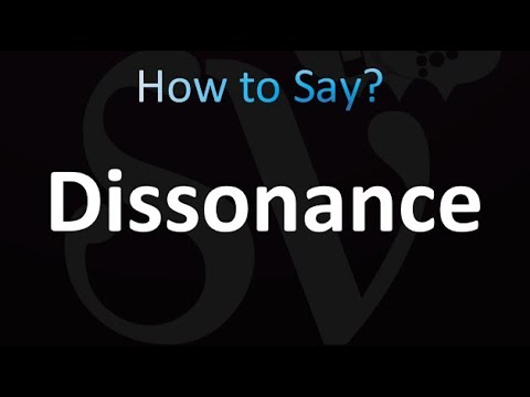 How to Pronounce Dissonance (correctly!)