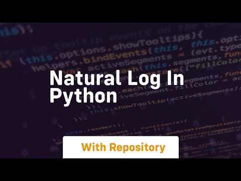 natural log in python