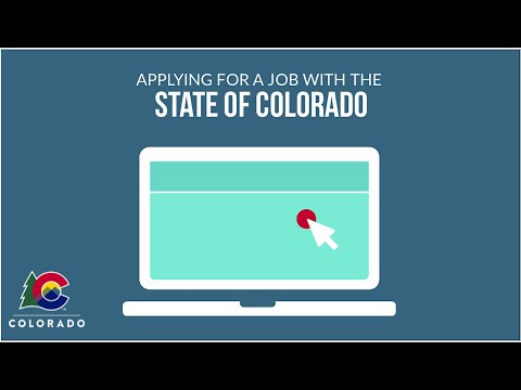 Applying for a Job with the State of Colorado