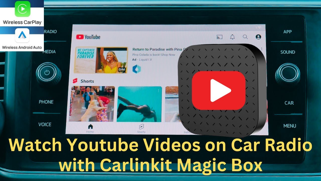 Watch Youtube In Your Car With Carlinkit Magic Box!