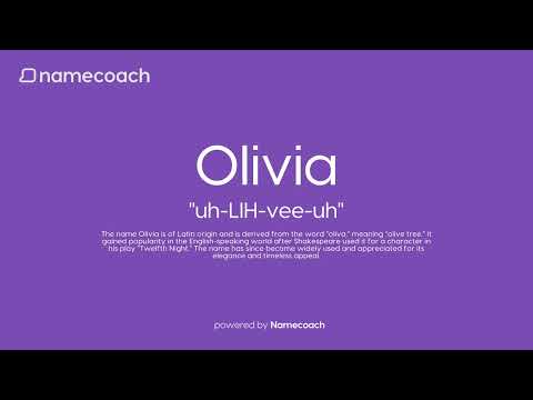 How to Pronounce Olivia